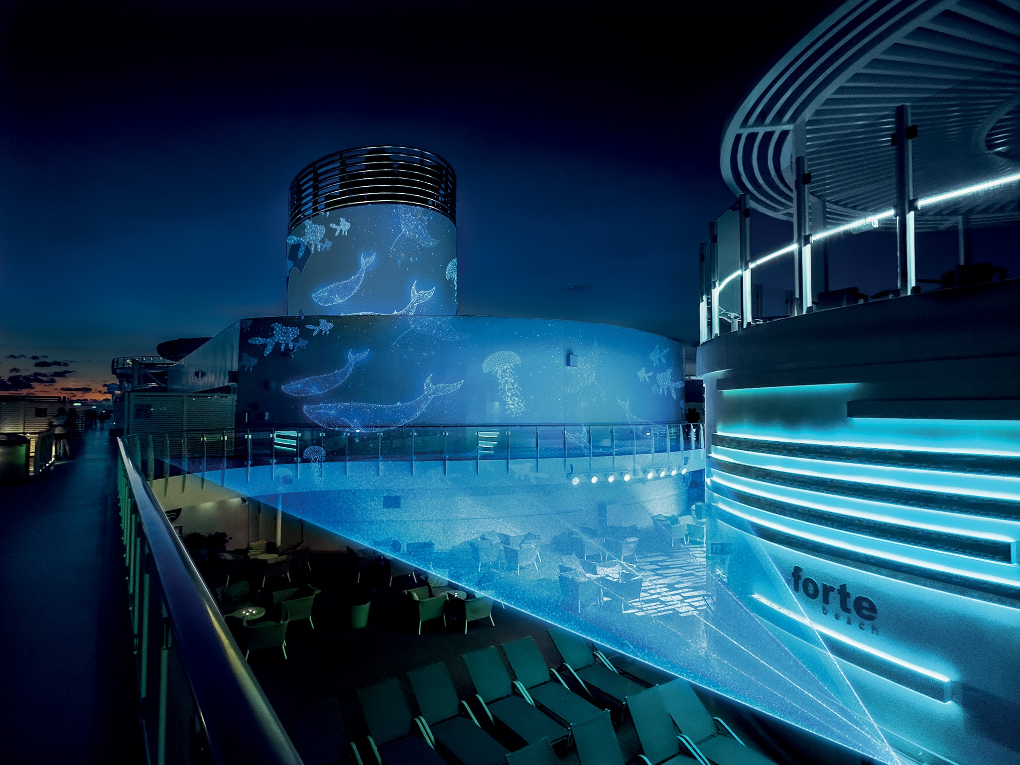 Light show on cruise | Costa Cruises EU